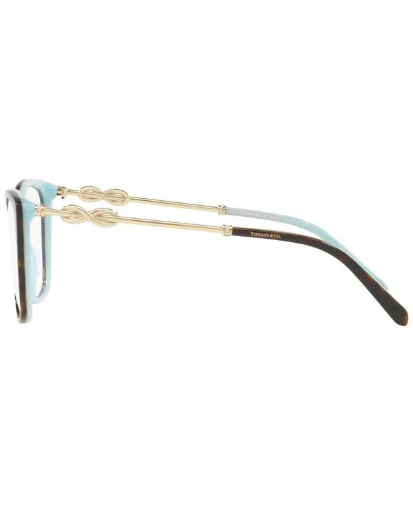 Tiffany & Co. Square Eyeglasses - Havana On Tiffany Blue