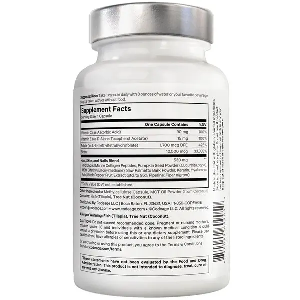 Amen Biotin Collagen Vitamins+ 10