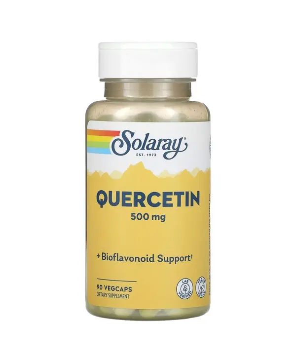 SOLARAY Quercetin 500 Mg 90 Vegcaps - Assorted Pre-pack (see Table 9