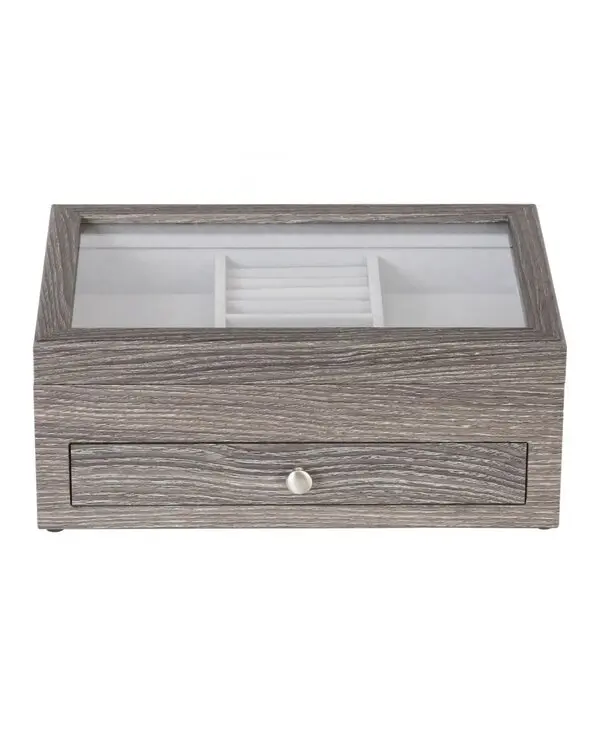 MELE & CO Ardene Jewelry Storage Case Woodgrain Veneer