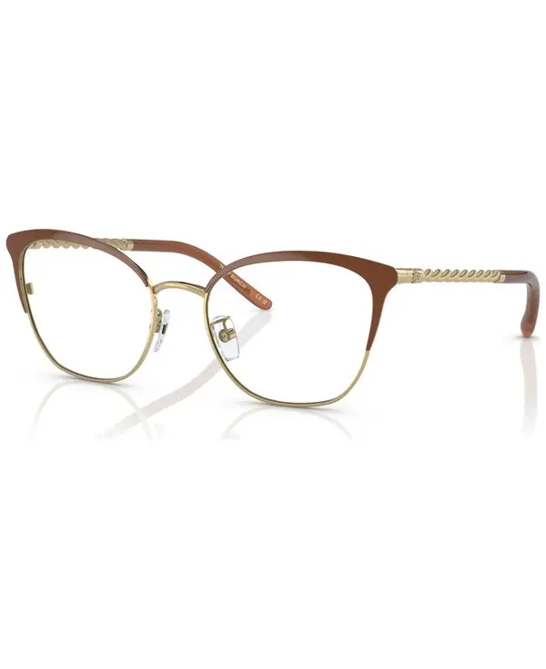 Tory Burch Eyeglasses - Shiny Gold,camel