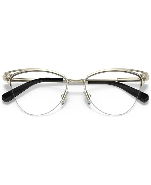 Versace Cat Eye Eyeglasses - Pale Gold Tone