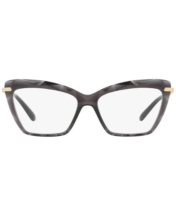 Dolce & Gabbana Cat Eye Eyeglasses - Transparent Gray