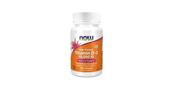 NOW FOODS Vitamin D-3 - No Color