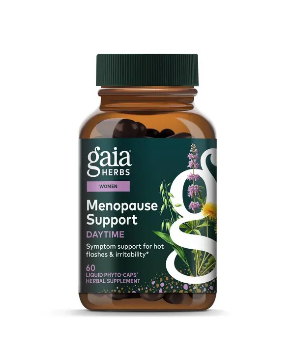 GAIA HERBS Menopause Support Daytime Helps Maintain Healthy Hormone Balance And Well-being For - No Color