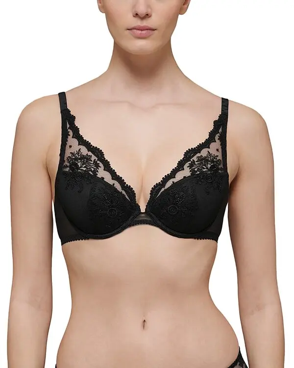 Simone Perele Intrigue Triangle Contour Bra - Black