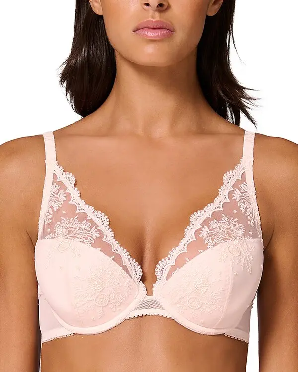 Simone Perele Intrigue Triangle Contour Bra - Sakura Pink