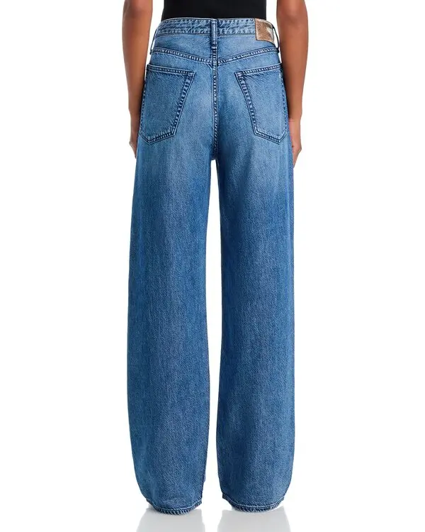 Rag & Bone Logan Featherweight High-rise Wide-leg Jeans