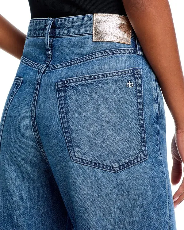 Rag & Bone Logan Featherweight High-rise Wide-leg Jeans