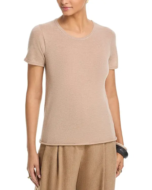 Majestic Filatures Cashmere Crewneck Tee - Cord Chine