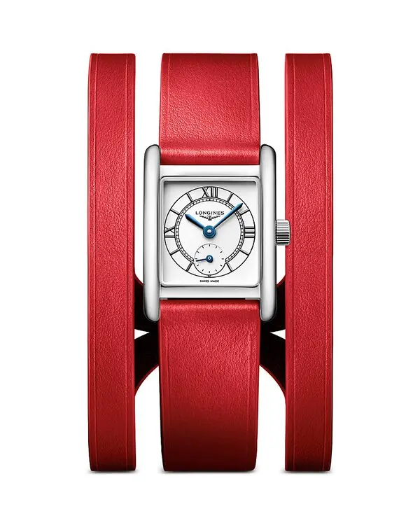 LONGINES Mini Dolcevita Watch - Silver/red