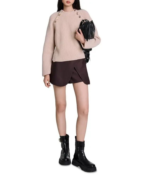 Maje Paneled Skort