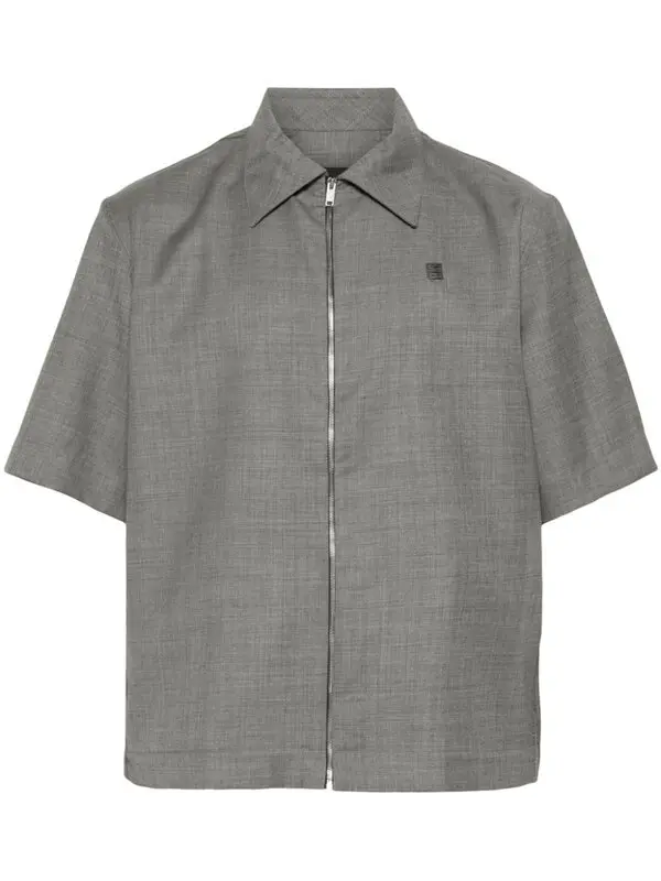 Givenchy 4g-motif Wool Shirt