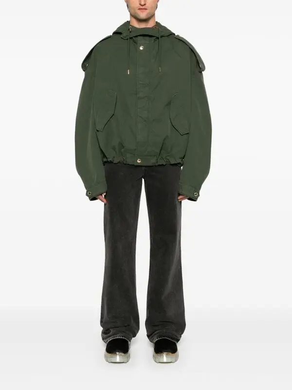Buy Alexander McQueen Hooded Jacket - Green At 35% Off | Editorialist