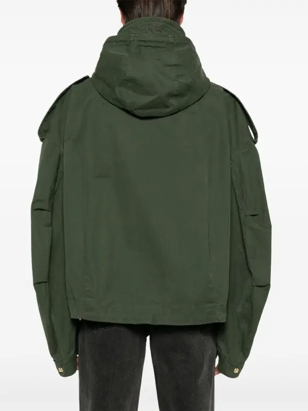 Buy Alexander McQueen Hooded Jacket - Green At 35% Off | Editorialist