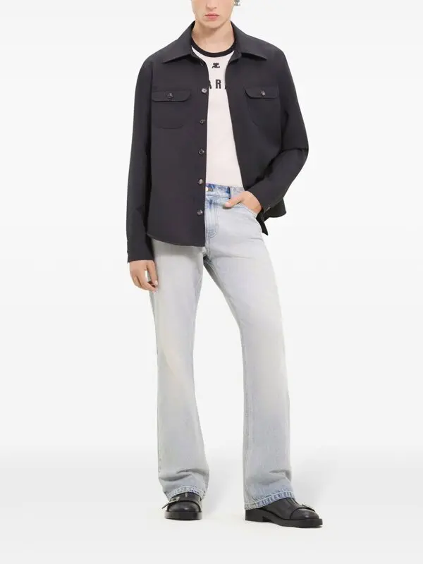 COURREGES Western Shirt - Black