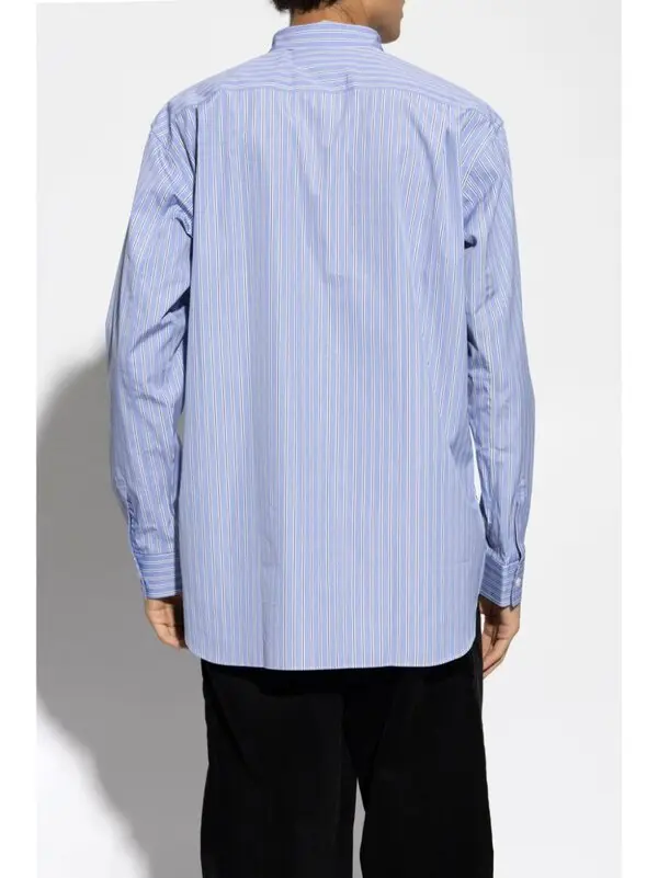 Comme Des Garçons Striped Buttoned Shirt