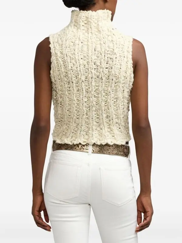 Ralph Lauren Textured High-neck Tank Top