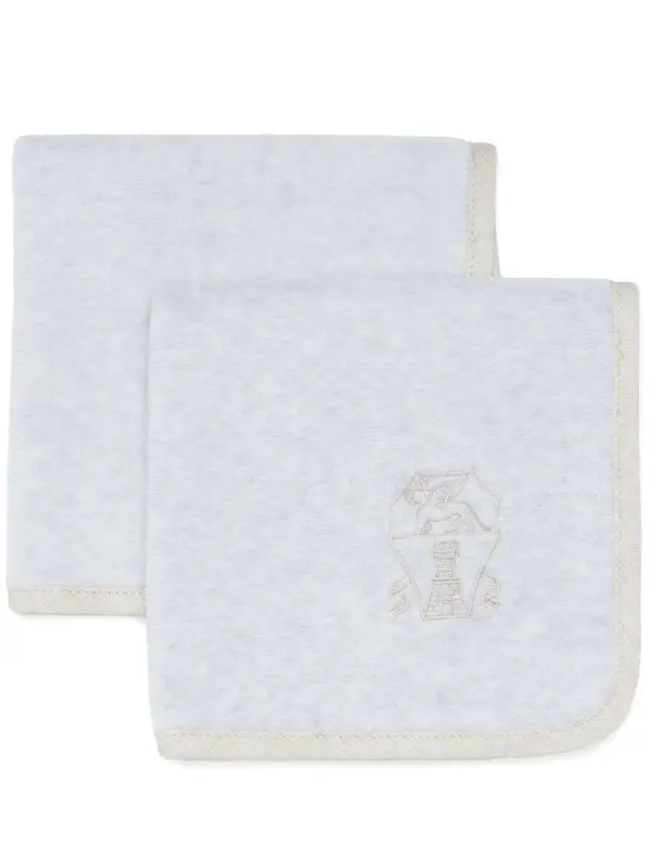Brunello Cucinelli Terry-cloth Hand Towels - Grey