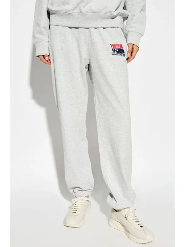 SPORTY & RICH Logo-print Trousers