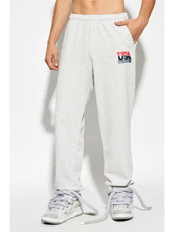 SPORTY & RICH Logo-print Trousers