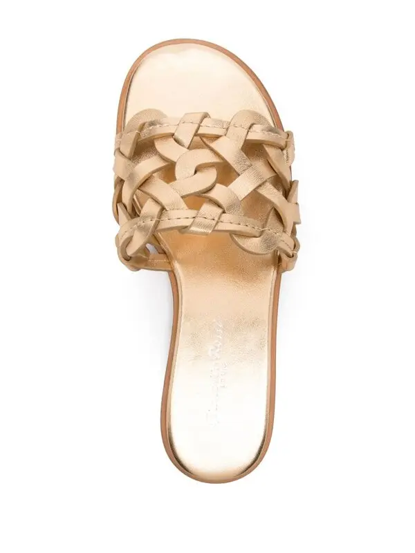GIANVITO ROSSI Amalfi Sandals - Gold