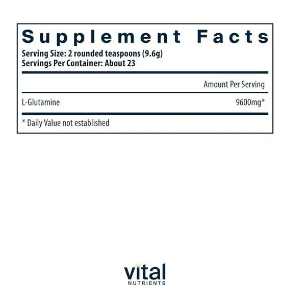 VITAL NUTRIENTS Glutamine Powder