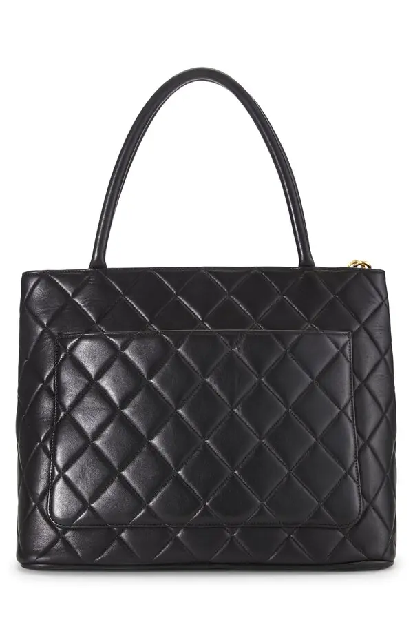 Chanel Quilted Lambskin Medallion Tote