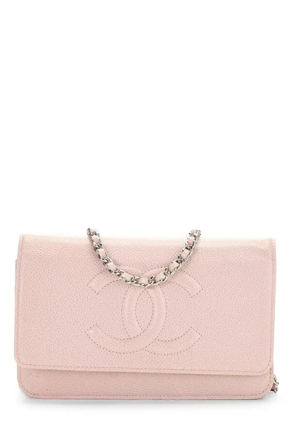 Chanel Caviar Timeless 'cc' Wallet On Chain