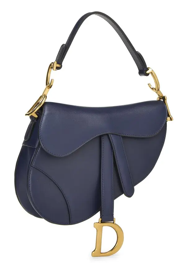 Dior Saddle Bag - Navy | Editorialist