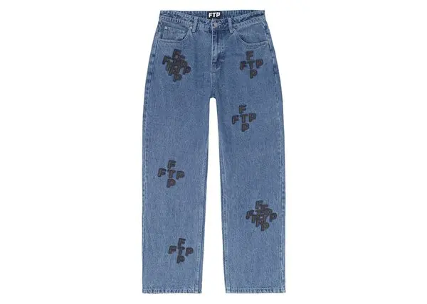 FTP Cross Logo Denim Pant - Indigo