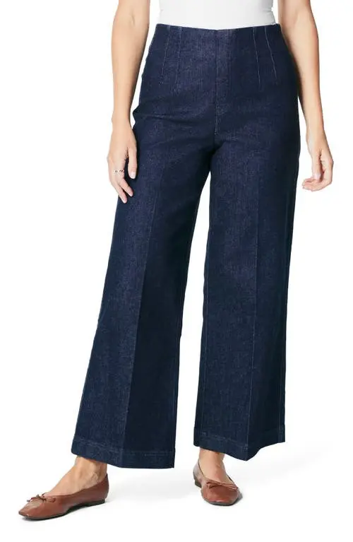 Spanx Zero Waistband Crop Wide Leg Jeans