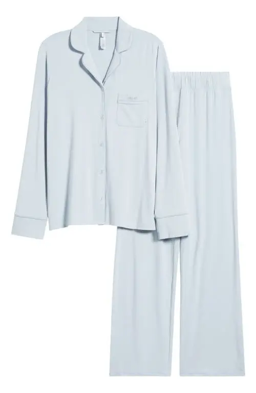SKIMS Sleep Long Pajamas - Zen Blue