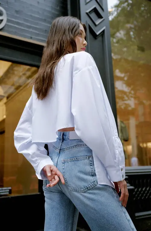 MARCELLA Cotton High-low Button-up Shirt