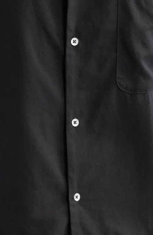 ELWOOD Boxy Camp Shirt - Black