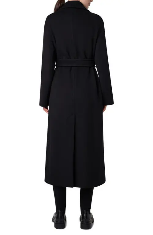 Akris Double-breasted Belted Wool-blend Coat - Black