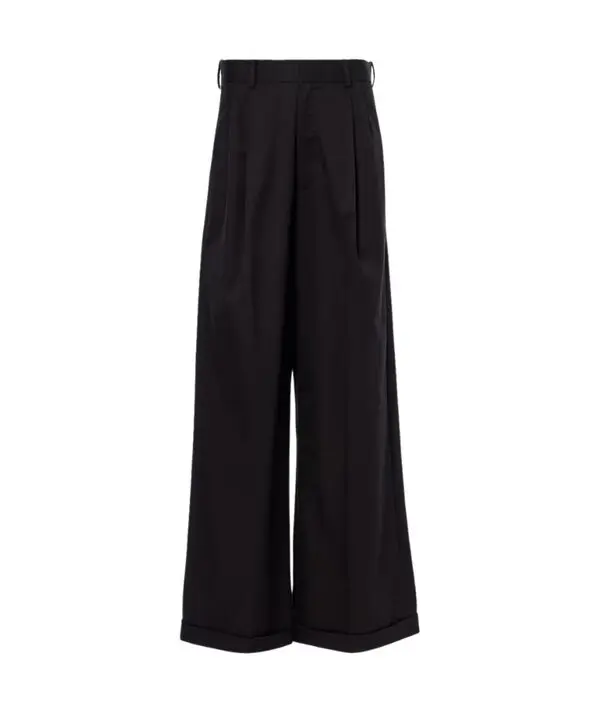 Loewe Exclusive Pleated Wide-leg Pants