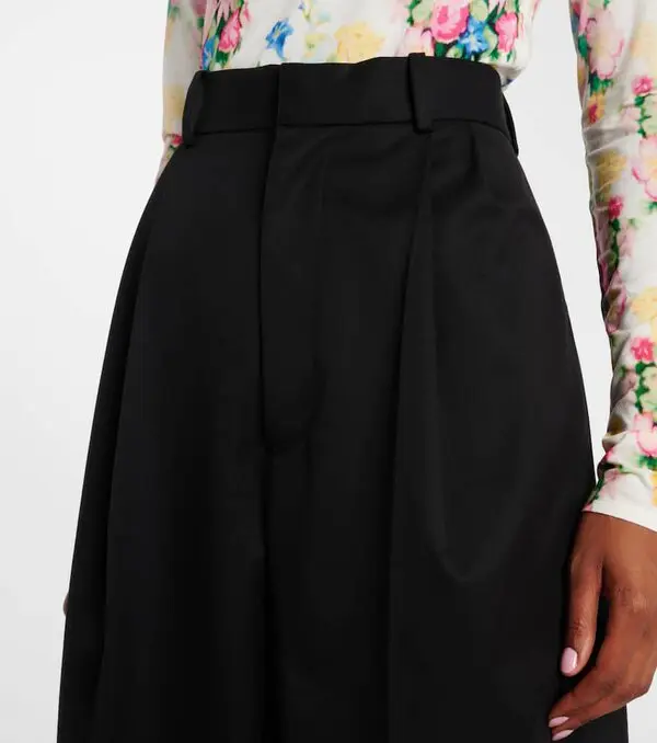 Loewe Exclusive Pleated Wide-leg Pants