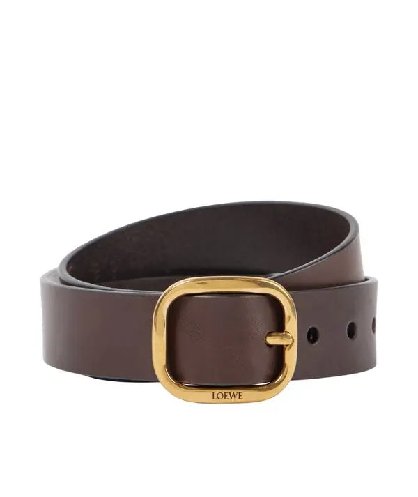 Loewe Leather Belt - Brown