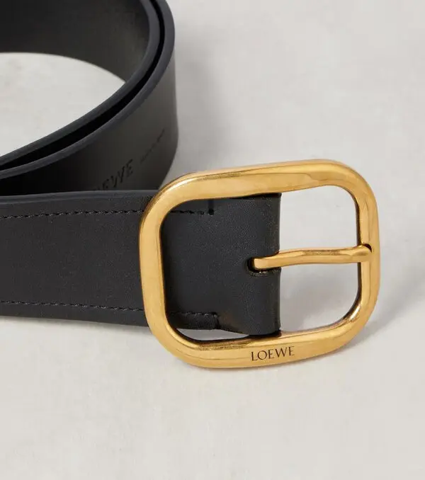 Loewe Leather Belt - Black
