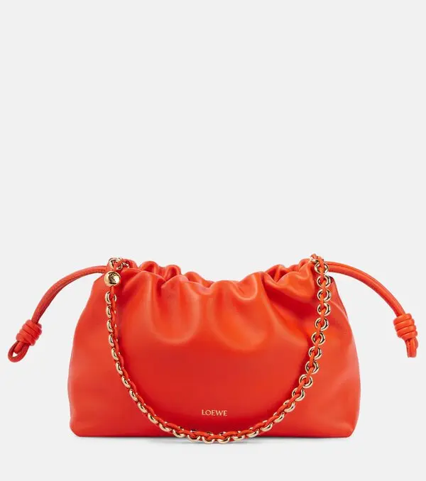 Loewe Flamenco Medium Leather Clutch