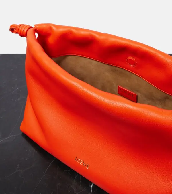 Loewe Flamenco Medium Leather Clutch