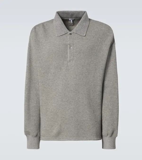 Loewe Cotton And Cashmere Polo Sweater