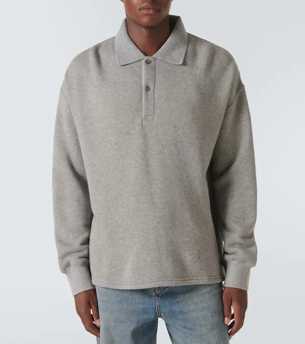 Loewe Cotton And Cashmere Polo Sweater