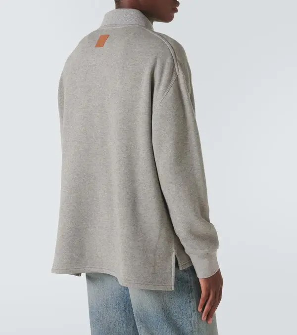 Loewe Cotton And Cashmere Polo Sweater