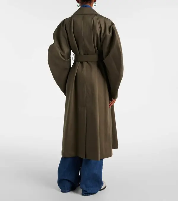 Loewe Belted Cotton Drill Trench Coat