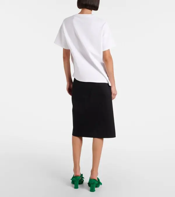 Loewe Cotton-blend T-shirt - White
