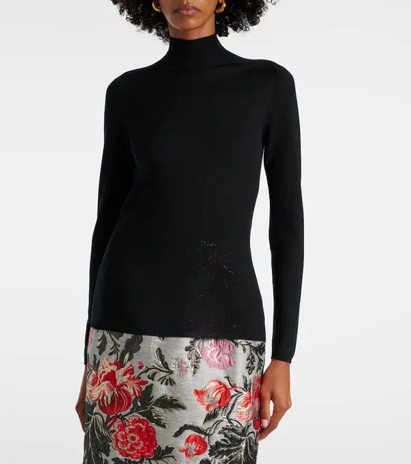 Carolina Herrera Wool Turtleneck Sweater