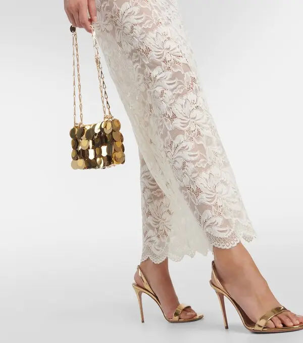 Rabanne Off-shoulder Lace Maxi Dress