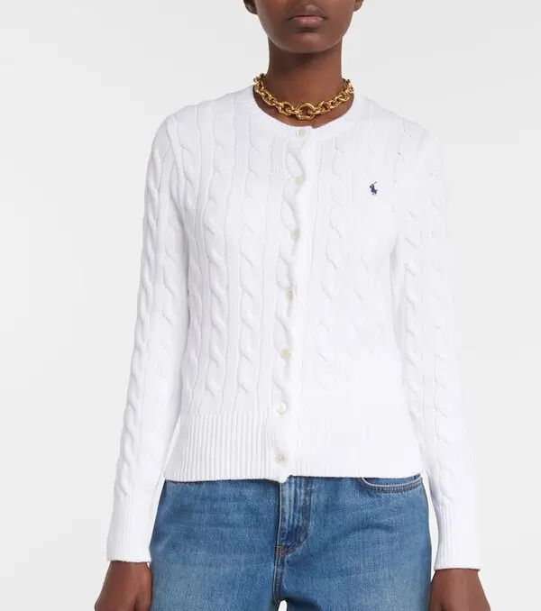 Polo Ralph Lauren Cable Knit Cotton Cardigan